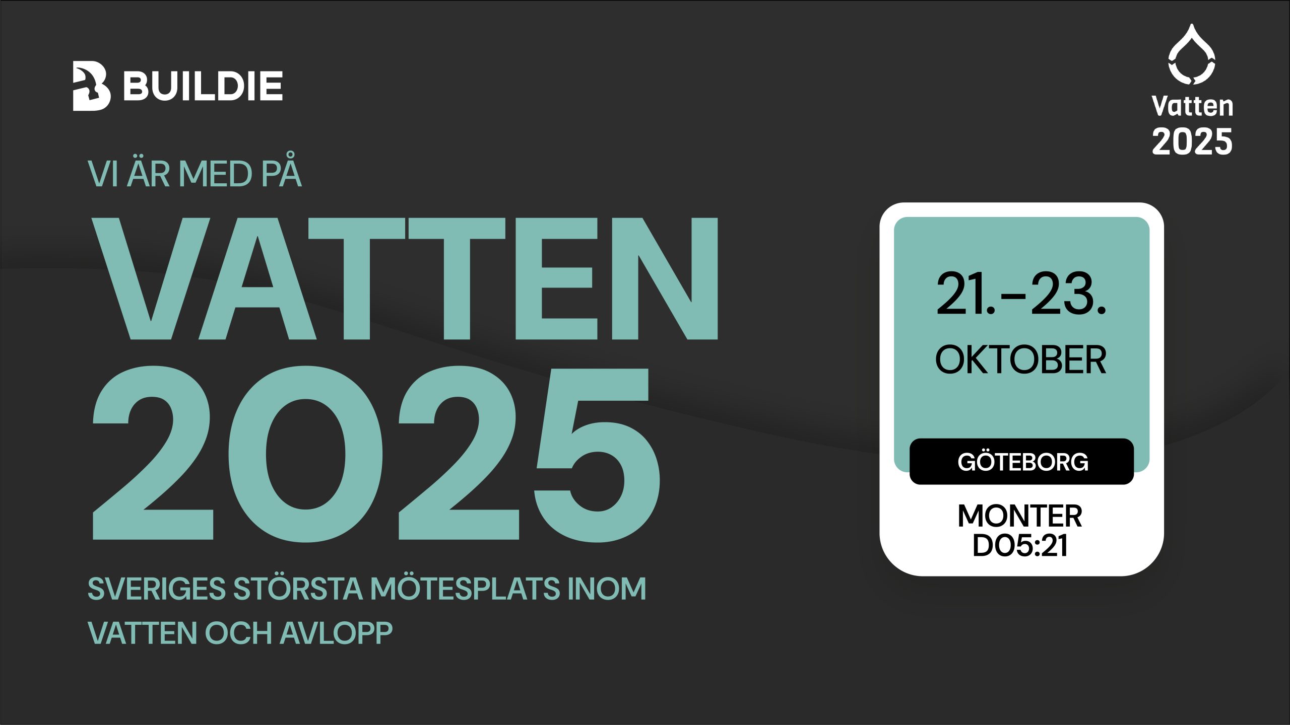 Buildie på Vatten 2025 i Göteborg! - Buildie